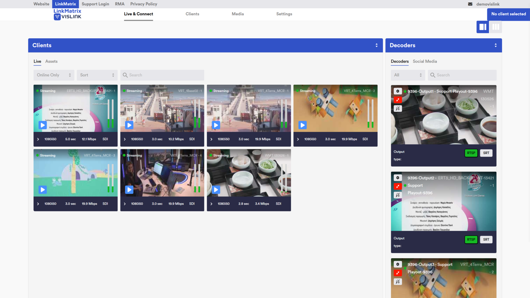 LinkMatrix • Vislink