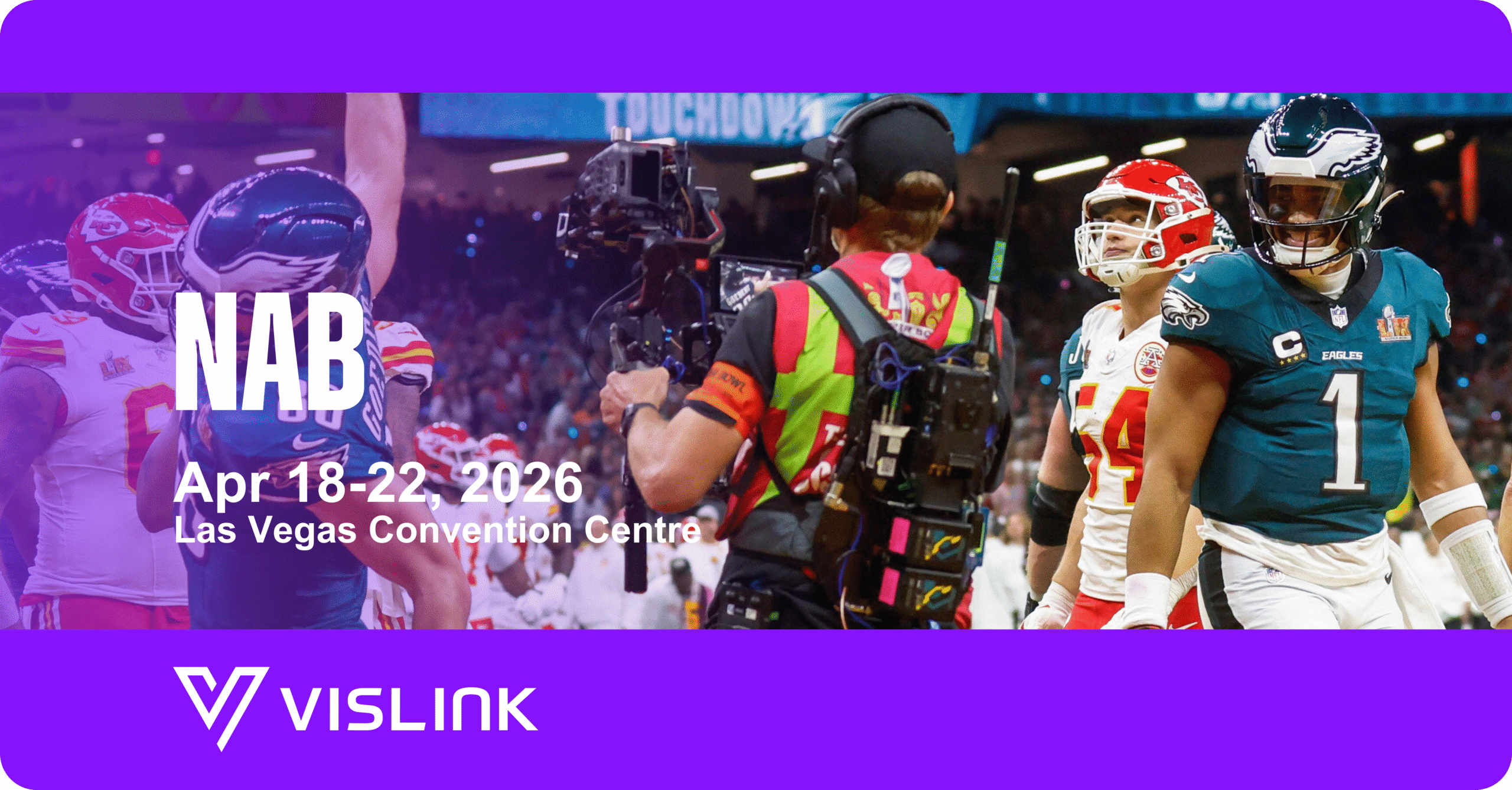 Connect with Vislink at NAB 2026 | April 19 - 22, Las Vegas, US